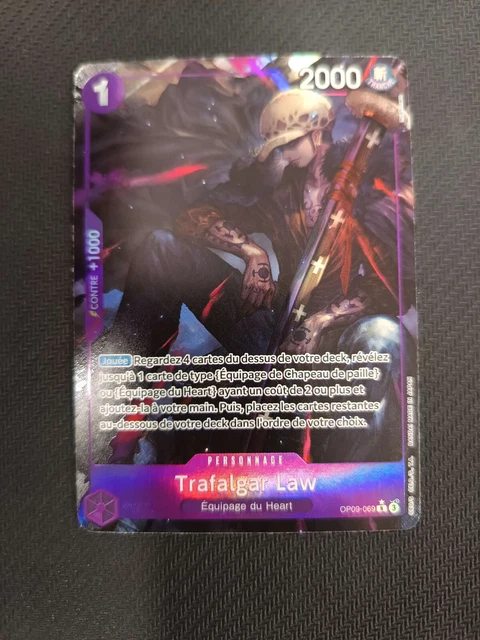 CARTES ONE PIECE TCG : Trafalgar Law Alt OP09-069 Les Nouveaux ...