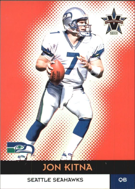 2000 VANGUARD PREMIERE Date Seahawks Football Card #57 Jon Kitna /138 ...