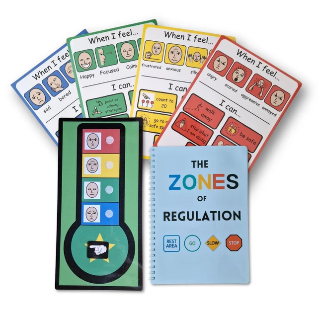 ZONES OF REGULATION Bundle - autism, visual communication £13.20 ...