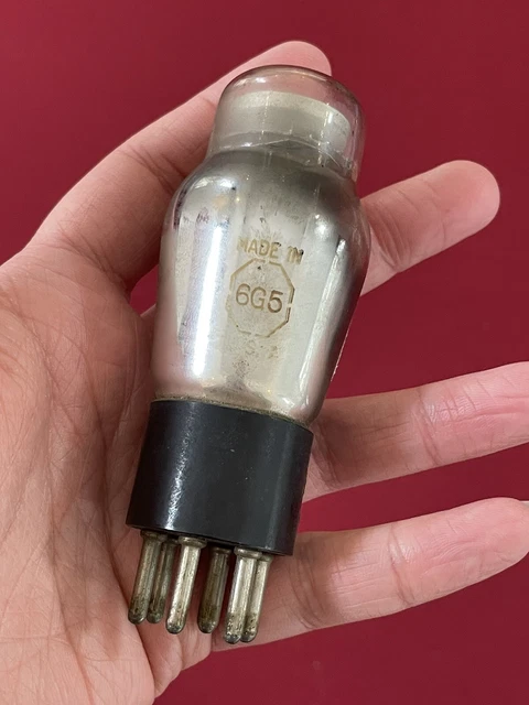 POSTE RADIO TSF Philips Lampe Tube ARCTURUS 6G5 Made in USA EUR 10,00 ...