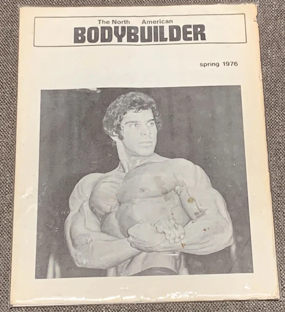 RARE THE NORTH AMERICAN BODYBUILDER magazine/booklet Lou Ferrigno ...
