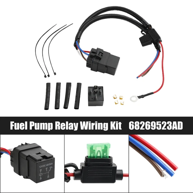 FUEL PUMP RELAY Wiring Kit 68269523AD Pour Jeep Dodge Chrysler Ram 1500 ...