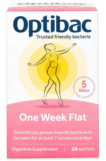 OPTIBAC PROBIOTICS ONE Week Flat - 28 Sachets £21.52 - PicClick UK