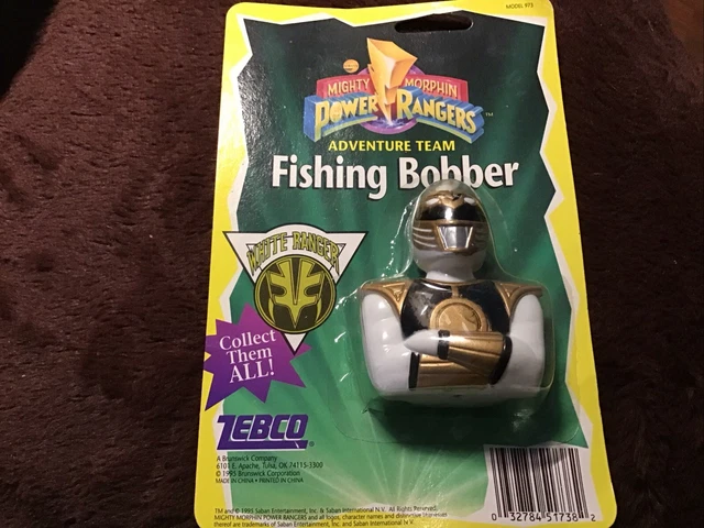 MIGHTY MORPHIN POWER Rangers Adventure Team White Ranger Fishing Bobber ...