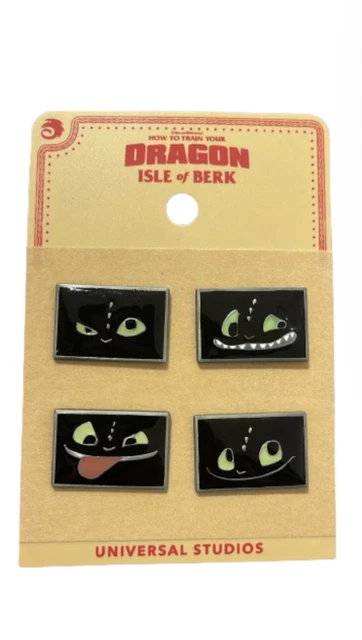 UNIVERSAL STUDIOS HOW To Train Your Dragon Toothless Expressions Broche ...