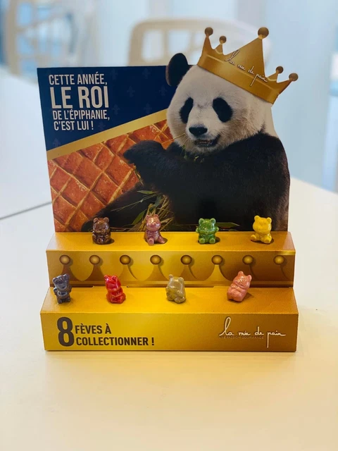 SÉRIE COMPLÈTE FÈVES panda irisés la mie de pain 2022 (pas de ...