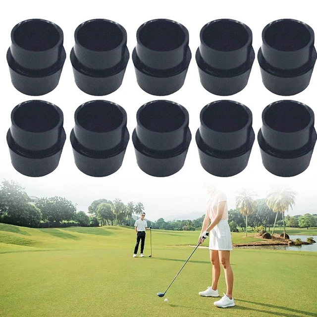 PER GOLF FERRULES Ferrules Golf Ferrules 10 Pz Black Ferrules Plastica ...