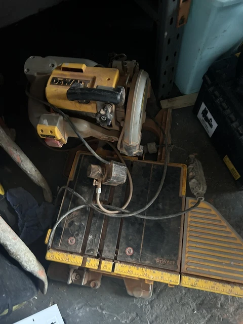 DEWALT D24000 WET Tile Cutter Saw with Slide Table 240v £425.00 ...