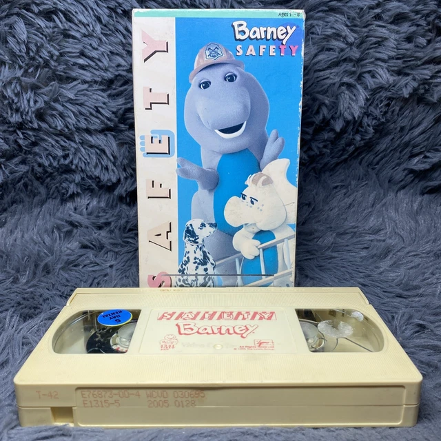 BARNEY SAFETY VHS Home Video Tape 1995 Lyons Group Sing-Along Songs ...
