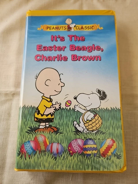 ITS THE EASTER Beagle, Charlie Brown (VHS, 2001,Yellow Clamshell) £3.70 ...