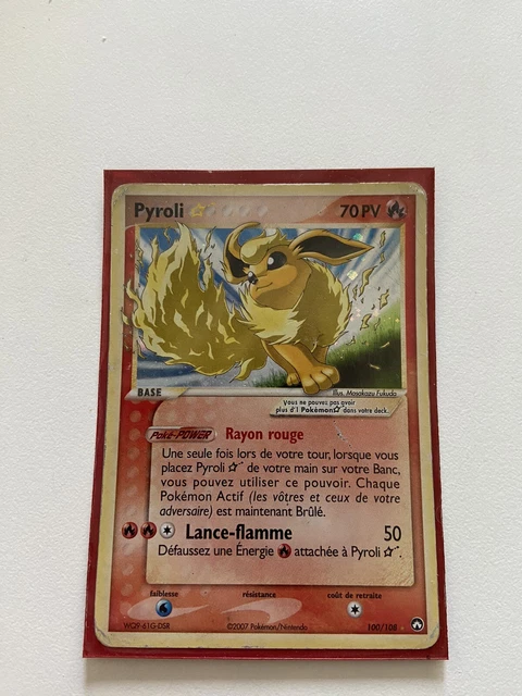 CARTE POKÉMON PYROLI STAR 100/108 Ex Gardiens Du Pouvoir - FR EUR 250 ...