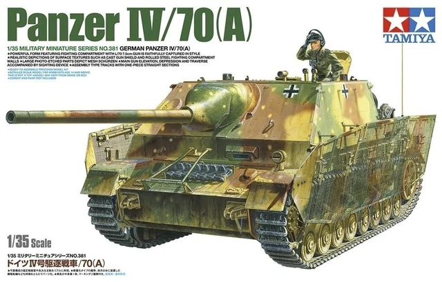 TAMIYA 35381 1/35 Scale Model Kit WWII German Tank Destroyer Panzer IV ...