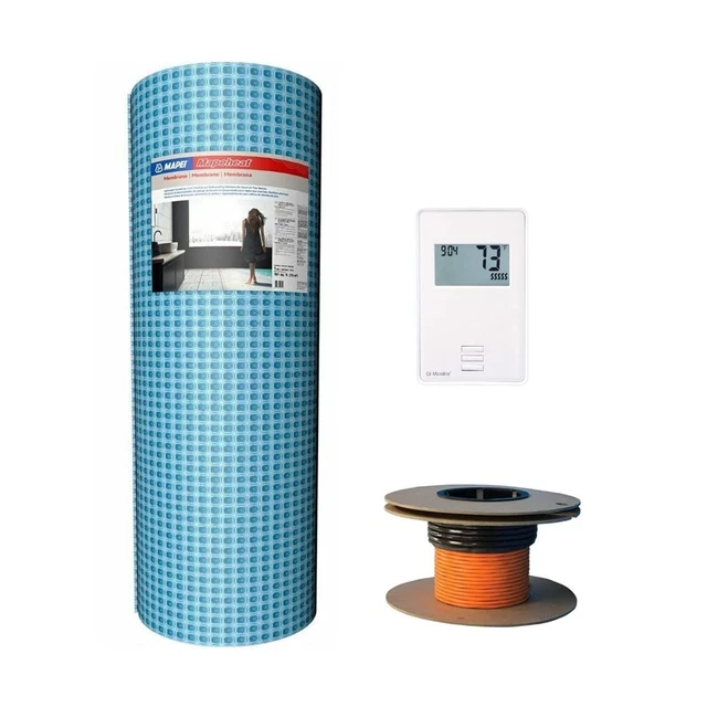 TRM RADIANT FLOOR Heating Kit 240V-Membrane, Non-Programmable ...