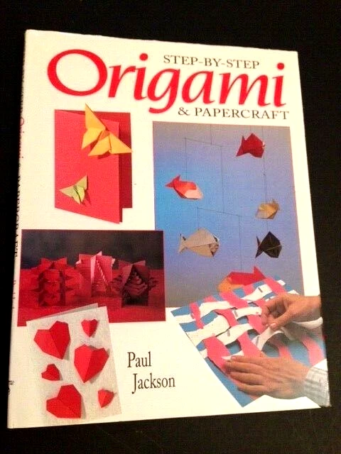 STEP-BY-STEP ORIGAMI & PAPERCRAFT Book JACKSON Design Craft Projects ...