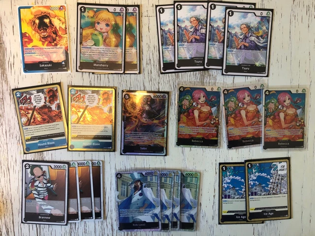 ONE PIECE TCG 23 Card Sakazuki Blue Black Navy Celestial Dragon Deck Parts OP05 £25.00 - PicClick UK