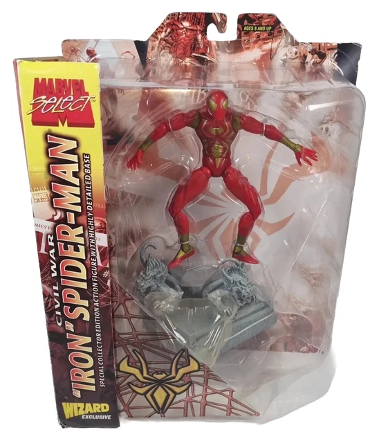 MARVEL SELECT IRON Spider-Man Figure Special Collector Edition Diamond ...