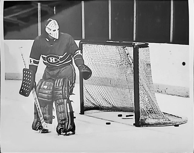 1973 MICHEL LAROCQUE Nhl Hockey Goalie Photo Type 1 Mask Montreal ...