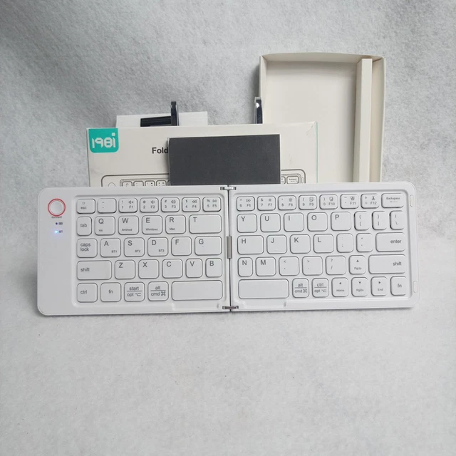 MINI WIRELESS FOLDING Bluetooth Keyboard Foldable With Touchpad For ...