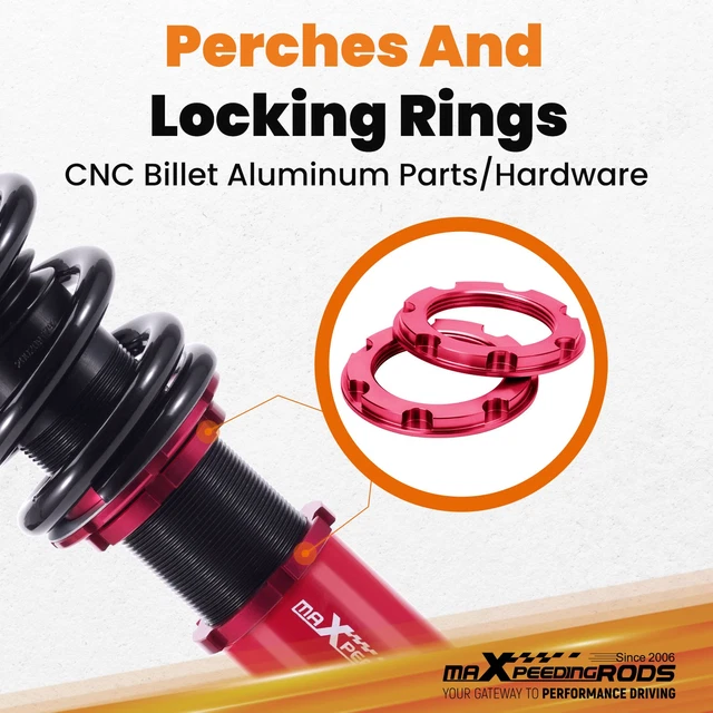 24 DAMPING LEVELS Coilover For Mitsubishi Eclipse D38A 4CYL/TURBO 1995 ...