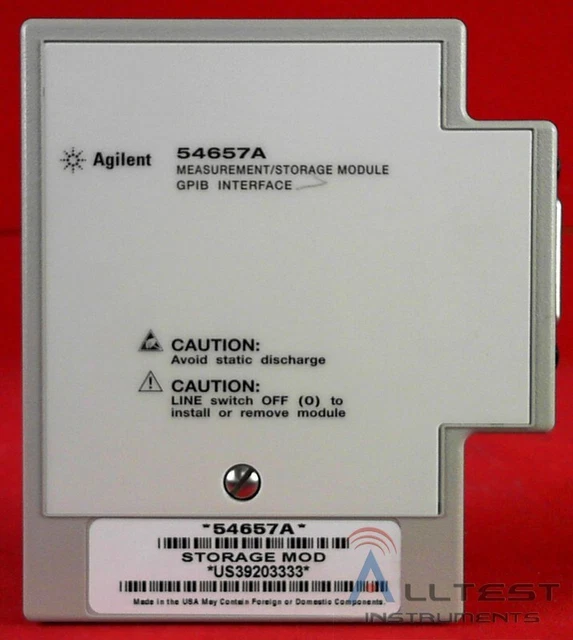 HP-AGILENT-KEYSIGHT 54657A GPIB Measurement Storage Module $53.00 ...