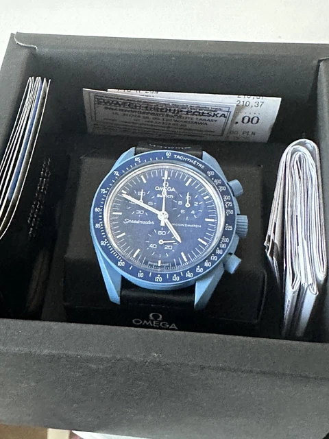 SWATCH X OMEGA Bioceramic Moonswatch Mission to Neptune EUR 200,00 ...