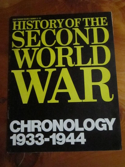 MAGAZINE HISTORY OF The Second World War Ii Vol. 8 No. 15 Great ...