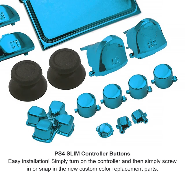 FULL SET BUTTON Replace ABXY Buttons Replace Kit for PS4 Slim Controller JDM-040 £5.76 - PicClick UK