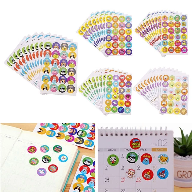 CUTE STICKERS CLASSIC Toys Praise Label Reward Stickers Stationery ...