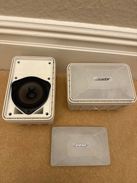BOSE 101 SPEAKERS White Vintage Retro Audio Studio Monitors £104.70 - PicClick UK