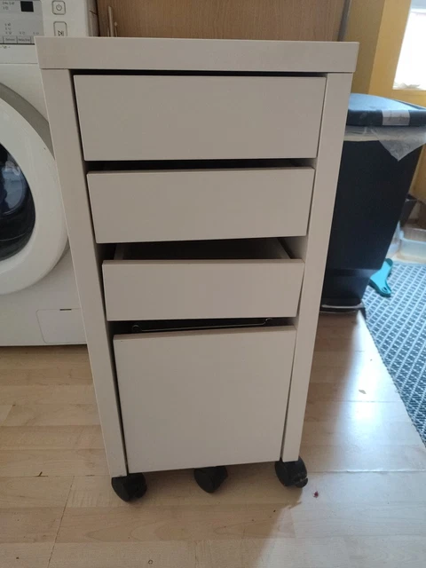 IKEA OFFICE UNDER Desk Storage And Filling Cabinet, Hardly Used £9.99 ...