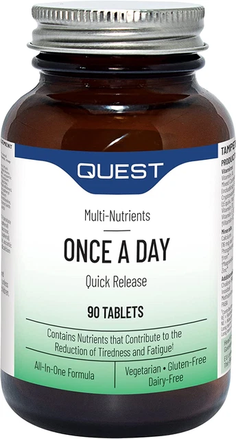 ONCE A DAY Quick Release Multivitamin & Mineral - 90 Tablets £20.80 ...