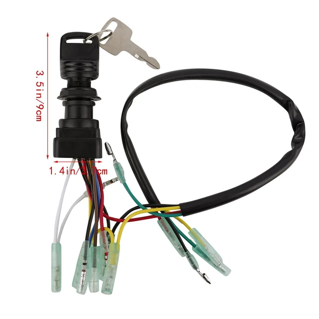 703-82510-43 INTERRUPTEUR D'ALLUMAGE de bateau clé Assy pour boîtier de commande moteur hors ...