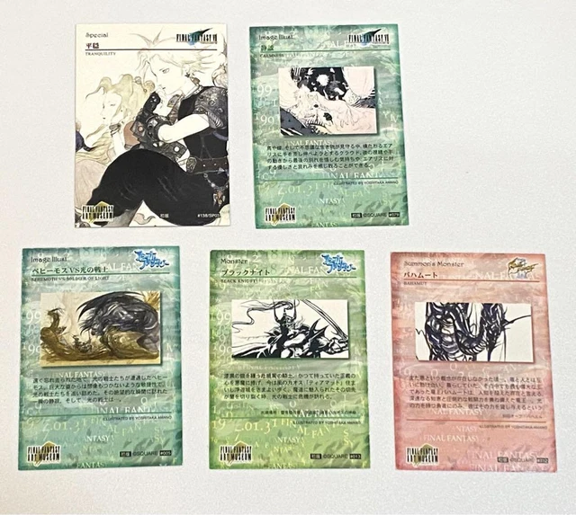 CARTE YOSHITAKA AMANO Final Fantasy Art Museum FF7 FF3 FF1 EUR 64,63 ...