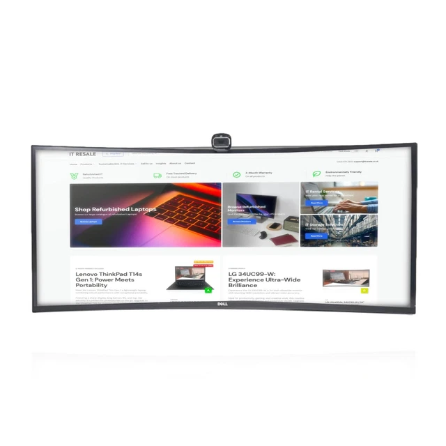 DELL ULTRASHARP U3417W 34 inch WQHD 3440x1440 HDMI Curved Monitor £209. ...