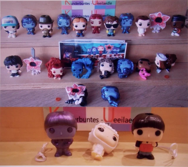 KOMPLETTSATZ KINDER JOY Stranger Things D 2025 mit VC259+VC260 + BPZ ...