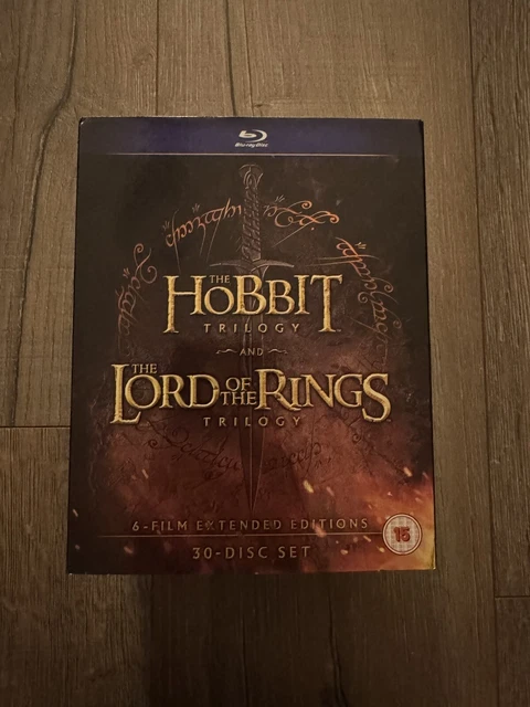 LORD OF THE Rings And The Hobbit Trilogy Extended Edition Blu-Ray £25.00 - PicClick UK