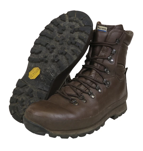 BRITISH ARMY ALT-BERG Boots - Brown - Grade 1 - Various Sizes - Cadet ...
