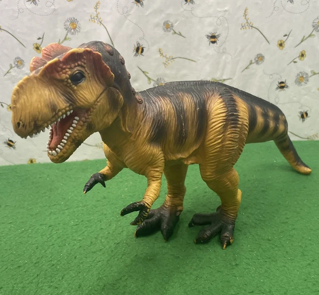 LARGE ELC TYRANNOSAURUS Rex Dinosaur Figure 16" Long Solid Heavy ...