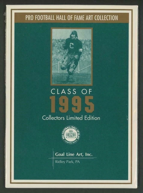 CLASS OF 1995 Goal Line Art NFL Hall of Fame Complete Set EUR 28,08 ...
