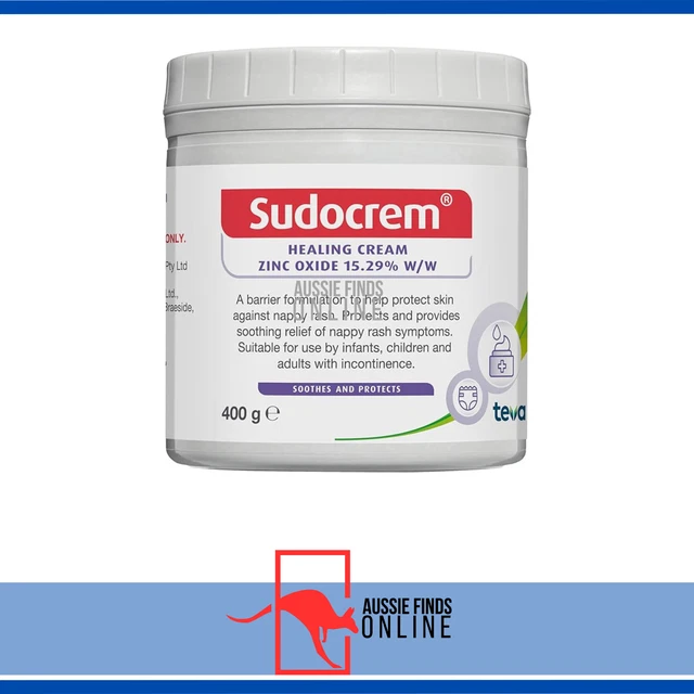 SUDOCREM HEALING CREAM Soothes and Protects Against Nappy Rash 400G $40 ...