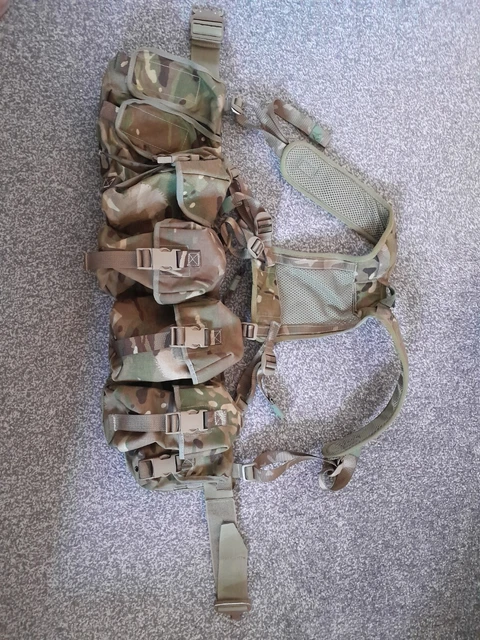 COMPLETE BRITISH MTP MOLLE webbing set with yoke, Bravo model, size ...