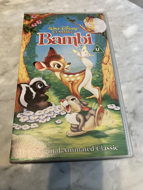 WALT DISNEY BAMBI VHS Classics Video £2.00 - PicClick UK