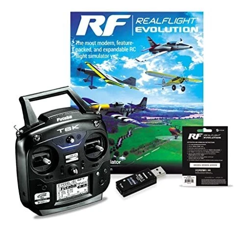 FUTABA ELECTRONICS INDUSTRIAL Real Flight Evolution 6k-V3S + WSC-1 Set ...