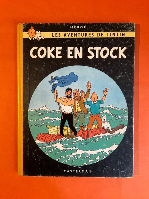 HERGE LES AVENTURES De Tintin Coke En Stock Eo B35 (1964) Casterman Bon ...