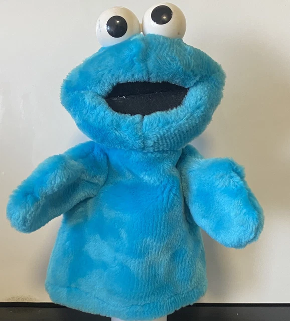 COOKIE MONSTER SESAME street hand puppet tyco 1996 glove puppet Vintage ...