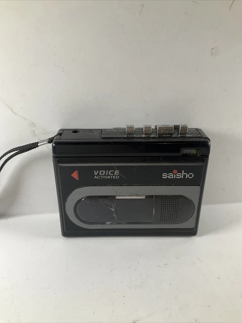 SAISHO TR-60 VOICE Activated Stereo Cassette Recorder £25.00 - PicClick UK