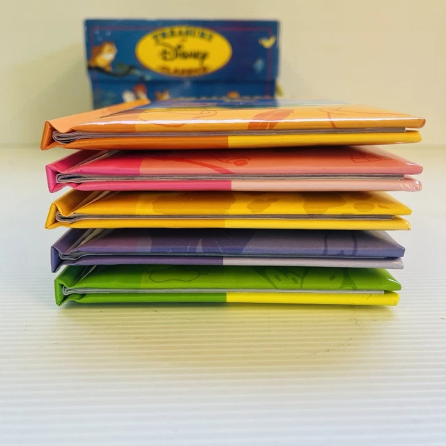 1996 BRIMAR TREASURY of Disney Classics Box Set of 5 Books Musical Box ...