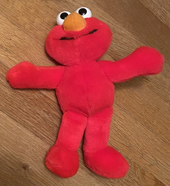 VINTAGE 1995 TYCO Sesame Street Red Muppet Elmo Plush Stuffed Doll Toy ...