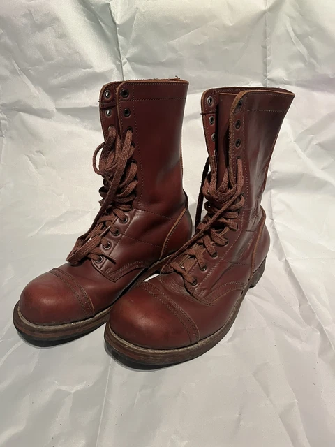 WW2 REPRO AMERICAN Jump Boots - US Army Paratrooper Leather Boots WWII ...