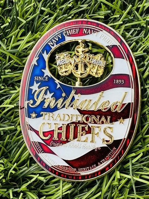 US NAVY CHIEF Petty Officer Challenge Coin CPO MESS Chief E7 $79.00 ...